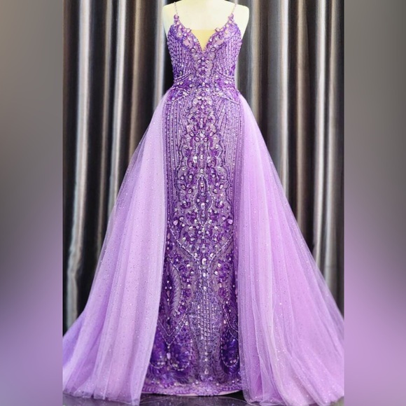 Dresses | Gl Garlatedesign Custom Gown With Detachable Skirt | Poshmark